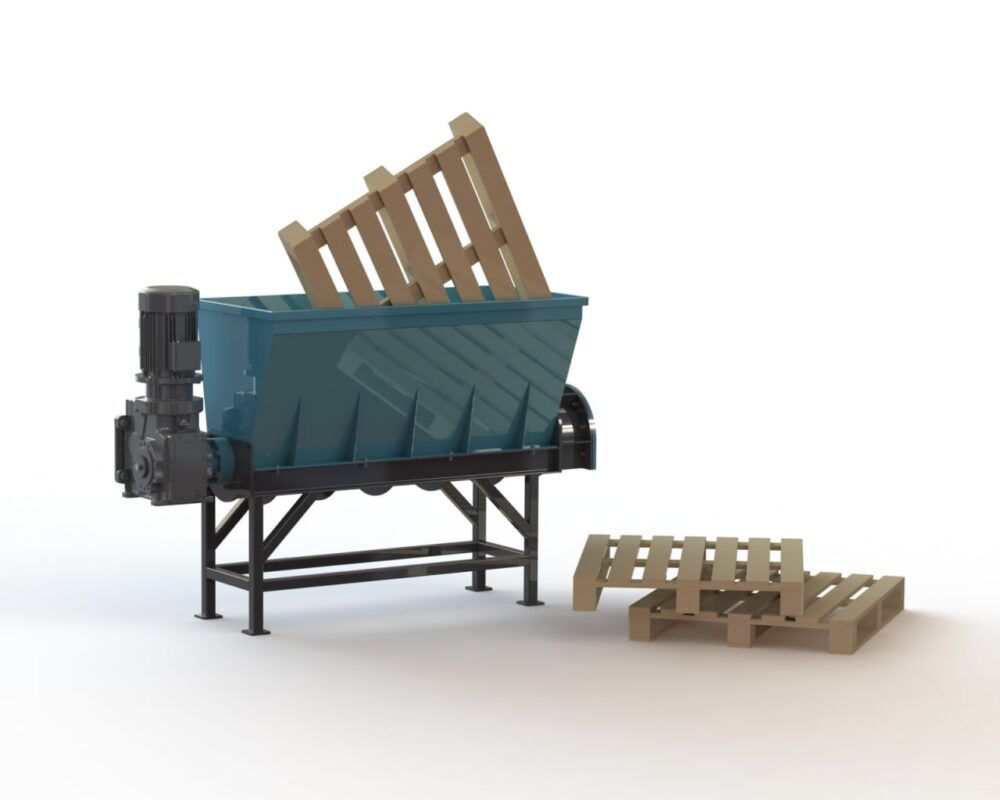 Дробарка для піддонів, палет SB-10 - ECOPOLYMER